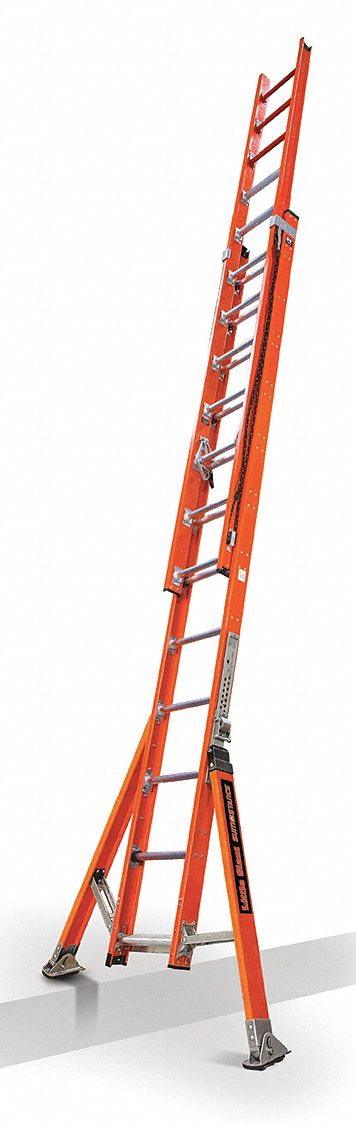 LITTLE GIANT, 24 ft Overall Ht, Fiberglass, Extension Ladder - 48RT11 ... LITTLE GIANT, 24 ft Overall Ht, Fiberglass, Extension Ladder - 48RT11 ...