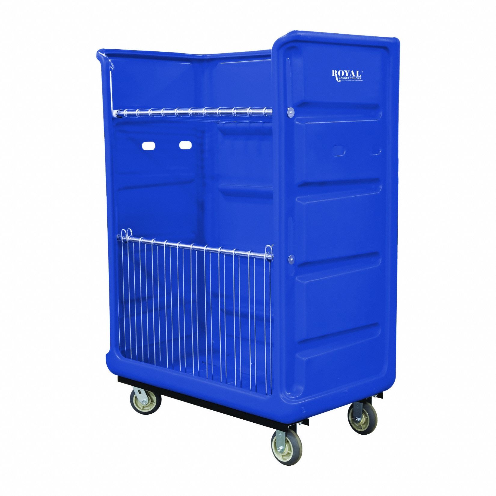 ROYAL BASKET TRUCKS, Blue, (4) Swivel, Linen Cart - 824J81|G48-BLX-TAA ...