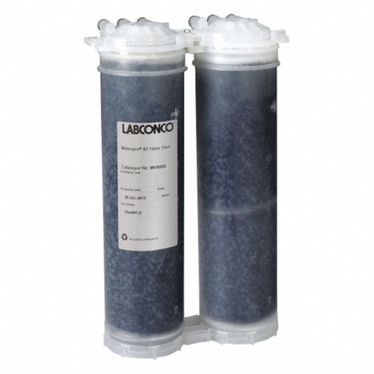 LABCONCO, 0.1 gpm Flow Rate, Mixed Bed Resin, Filter Pack - 48TD19 ...
