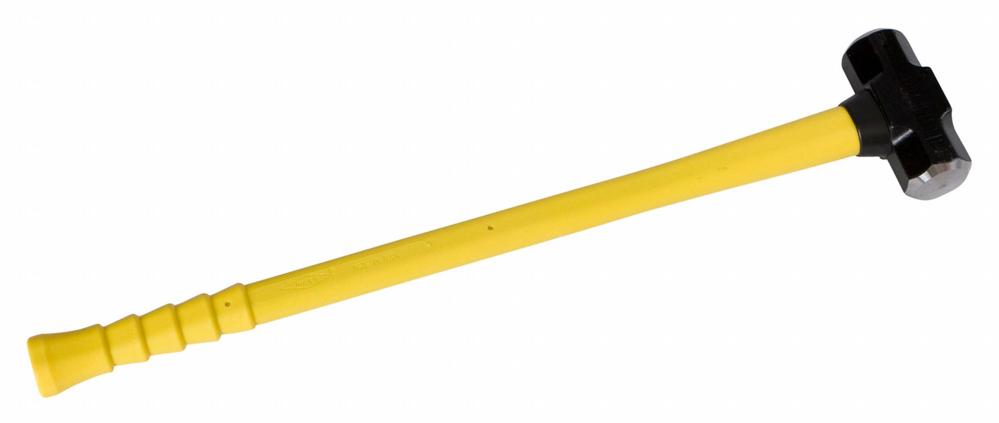 NUPLA Standard Sledge Hammer: Steel, Fiberglass Handle, 6 lb Head Wt, 1 ...