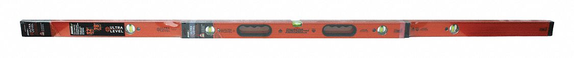 Aluminum Box Level Set, 32 in and 78 in Length, Nonmagnetic, Top Read ...