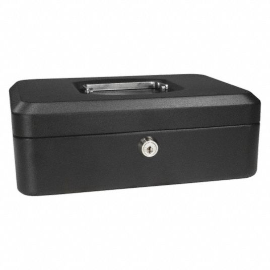 BARSKA, Key Lock, 3 1/2 in Overall Ht, Cash Box - 48TJ90|CB11830 - Grainger