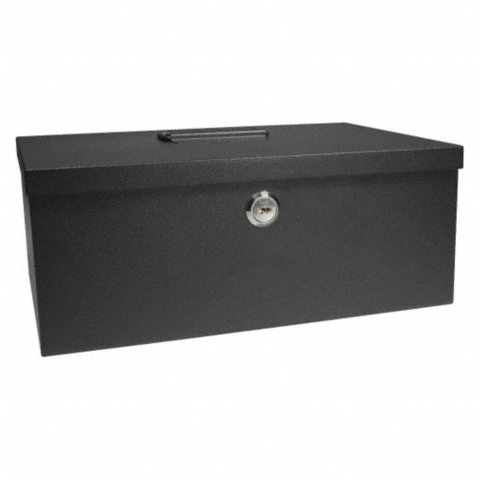 BARSKA, Key Lock, 3 3/8 in Overall Ht, Cash Box - 48TJ94|CB11792 - Grainger