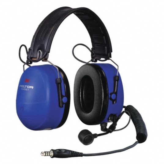 3M, Over-the-Head Earmuff, 25 dB NRR, Headset - 48TL01|MT7H79F-FM-50 ...
