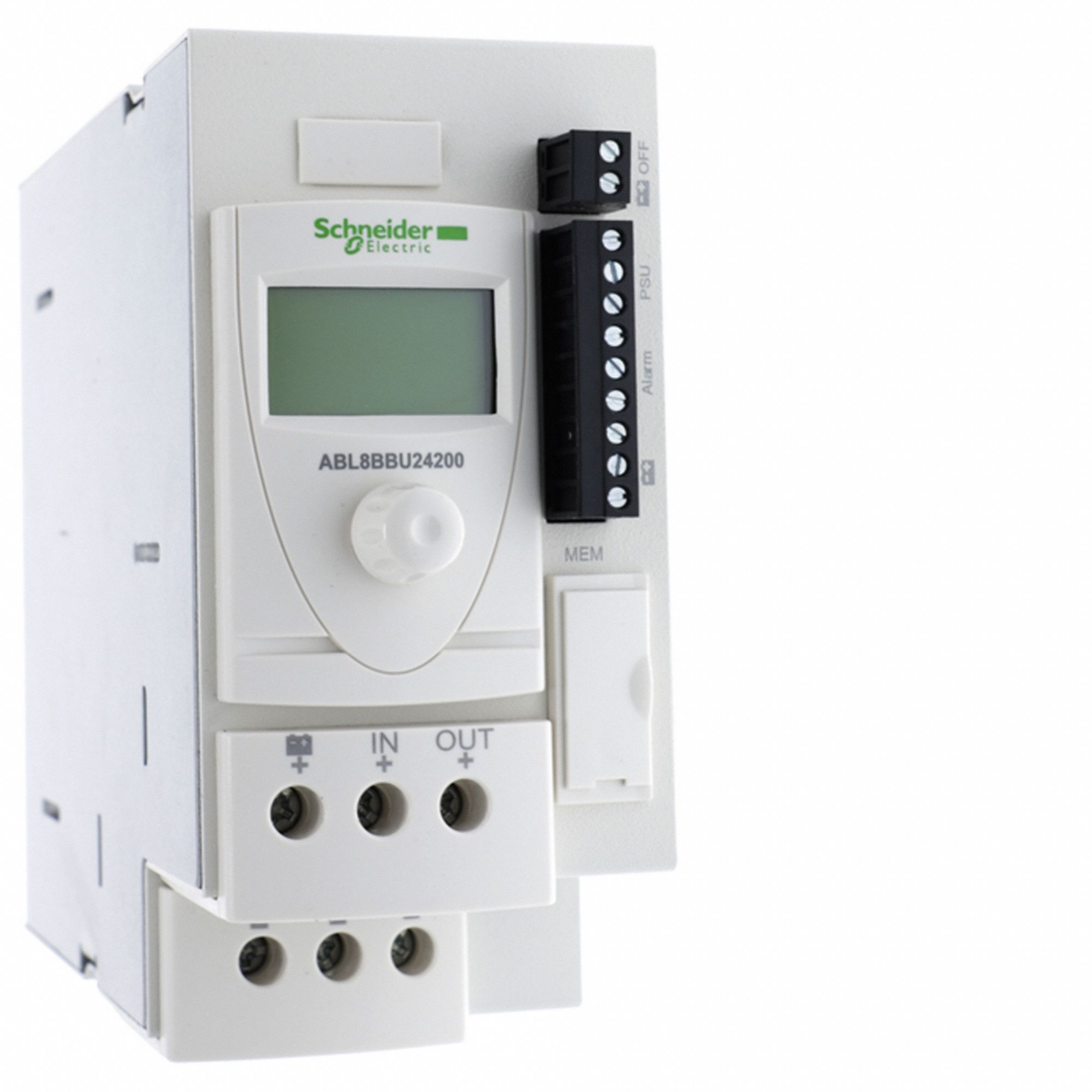 SCHNEIDER ELECTRIC, ABL8BBU24200, Power Supply Battery Check Module 20A ...