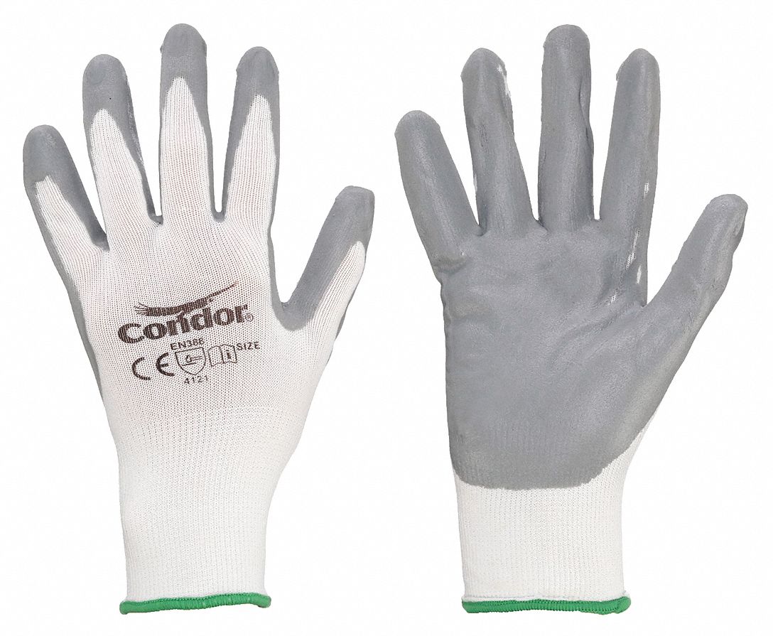 CONDOR, S ( 7 ), Foam, Coated Gloves - 48UP71|48UP71 - Grainger