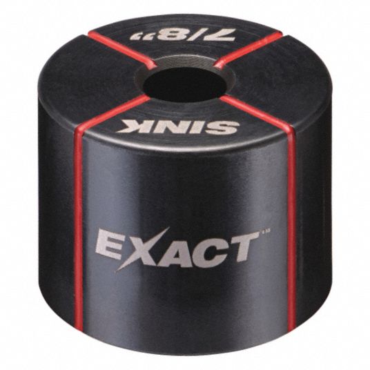 MILWAUKEE Knockout Die: 16 ga Sheet Metal Capacity (Steel), 7/8 in ...