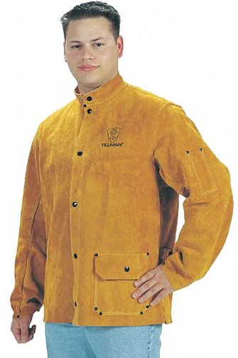 TILLMAN, Men's, Cowhide ( 83 oz ), Welding Jacket - 48V324|3285L - Grainger