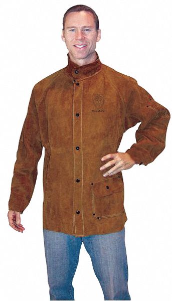 TILLMAN, Men's, Cowhide ( 72 oz ), Welding Jacket - 48V363|3830L - Grainger