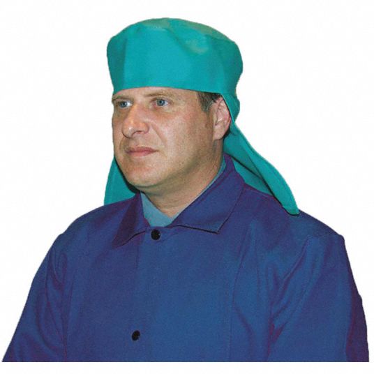 TILLMAN, 6011L, Lg 9Oz Grn Skull Cape W/Dr - 48V908|6011L - Grainger