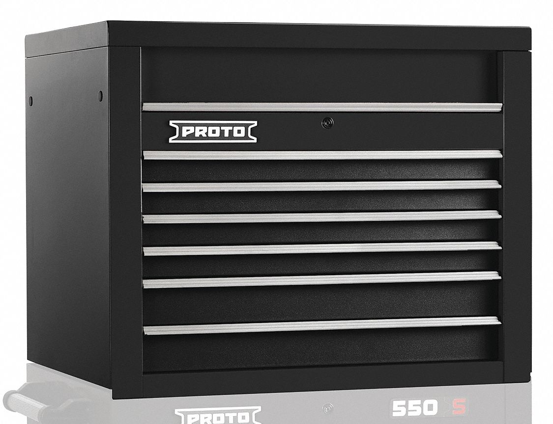 PROTO, 6 Drawers, Heavy Duty, Top Chest - 48VA23|J553427-6DB - Grainger