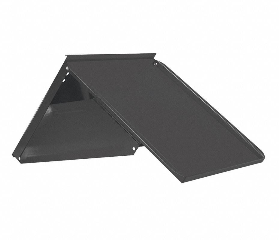 PROTO Repisa Lateral,1-45/64" Alt,15" An,Negro - Repisas Laterales para ...