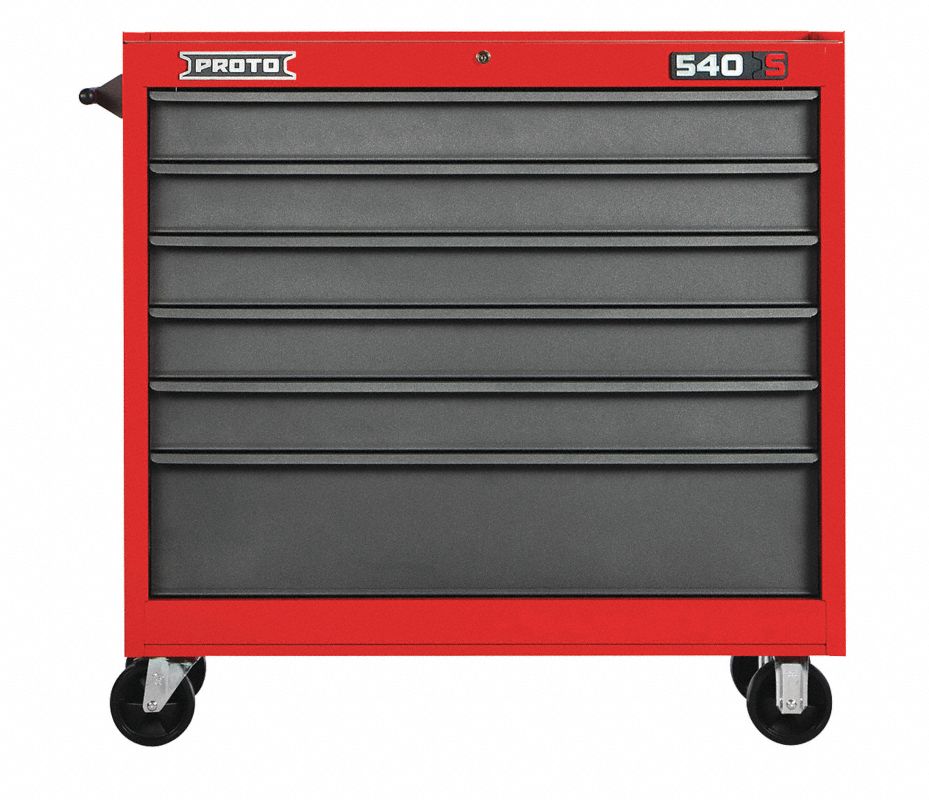 PROTO Gabinete Móvil 42" x 41" x 18" Rojo con 6 cajones - 48VA73 ...