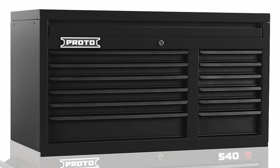 PROTO Gabinete Superior, Pesado, Negro, Altura 23", Ancho 41 ...