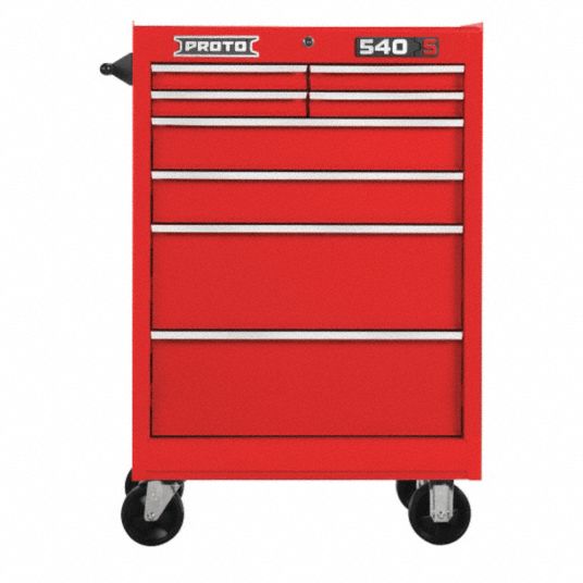 PROTO Rolling Tool Cabinet, Number of Drawers 8 - 48VC11|J542742-8RD ...