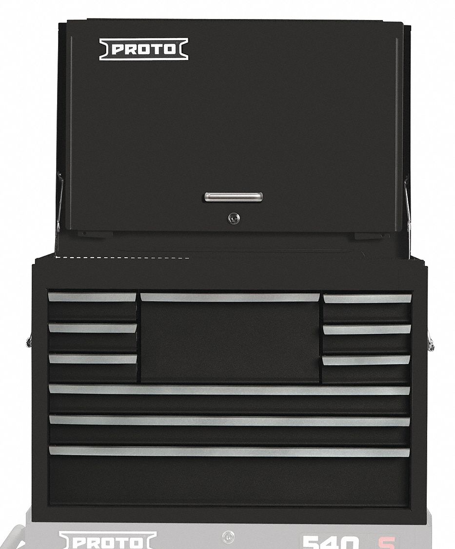 PROTO, Ball Bearing, Black, Top Chest - 48VC87|J542719-10BK-D - Grainger