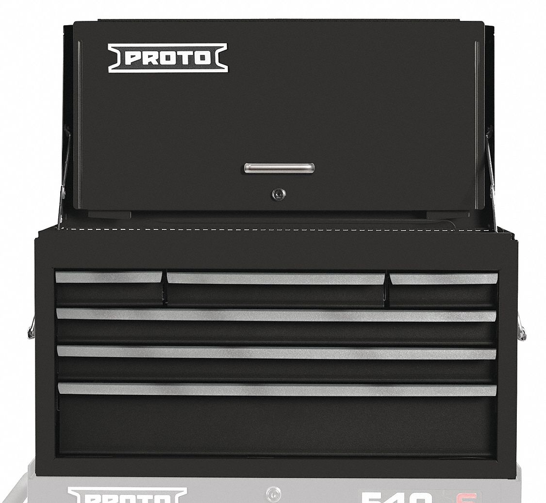 PROTO, Ball Bearing, Black, Top Chest - 48VC93|J542715-6BK-D - Grainger