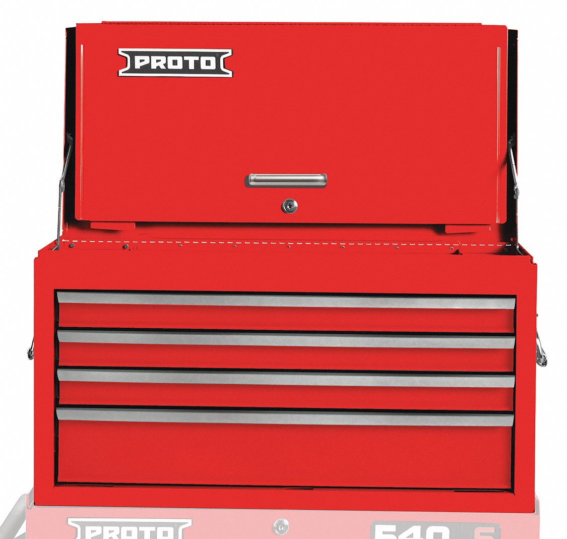 PROTO, Ball Bearing, Red, Top Chest - 48VC95|J542715-4RD-D - Grainger