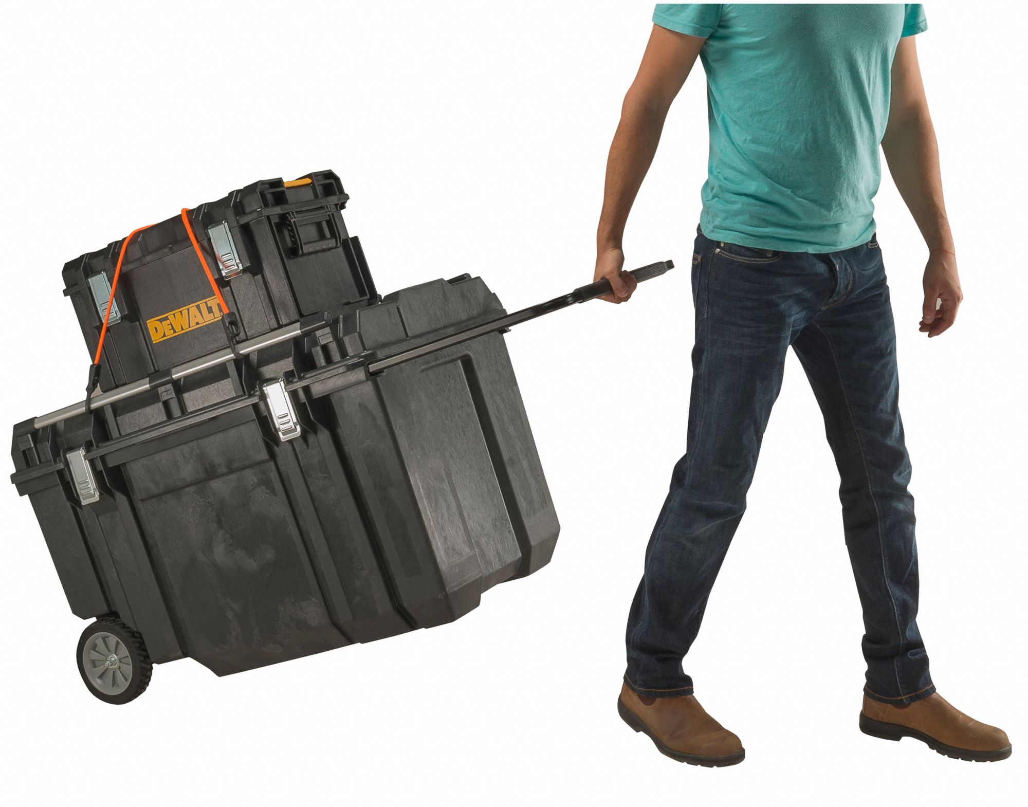 DEWALT Rolling Tool Box: 38 1/4 in Overall Wd, 23 in Overall Dp, 23 in ...