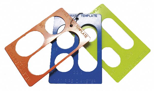 PIPE-PRO Cutting Guide Marking Template - 48VG32|PPCG - Grainger