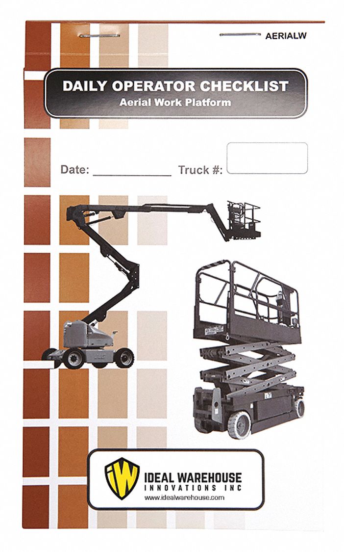 IRONGUARD, Daily Operator Checklist, Replacement Daily Operator ...