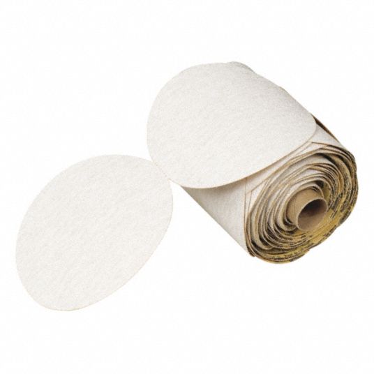 Sanding Disc Roll, Coated, Non-Vacuum, 5 in Disc Diameter, 150 Abrasive ...
