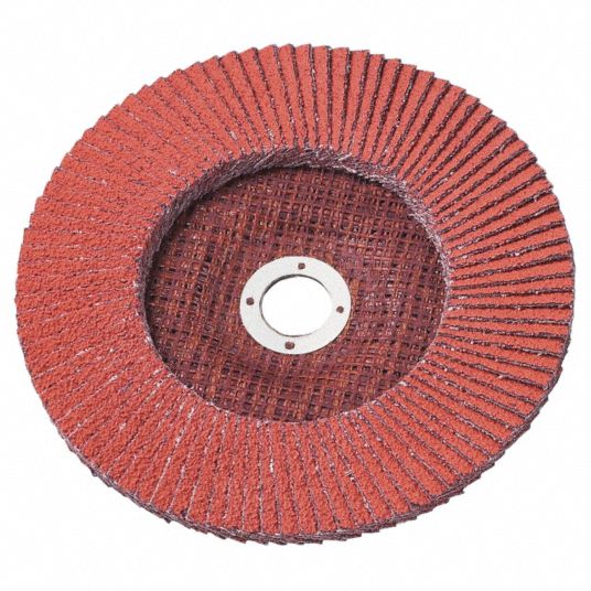 3M, Type 27, 4-1/2" x 7/8", Flap Disc - 48WZ80|7010359901 - Grainger