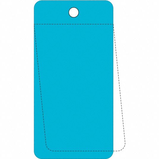 Blank Tag, Polyester, Height: 3 1/4 in, Width: 5 in - Grainger