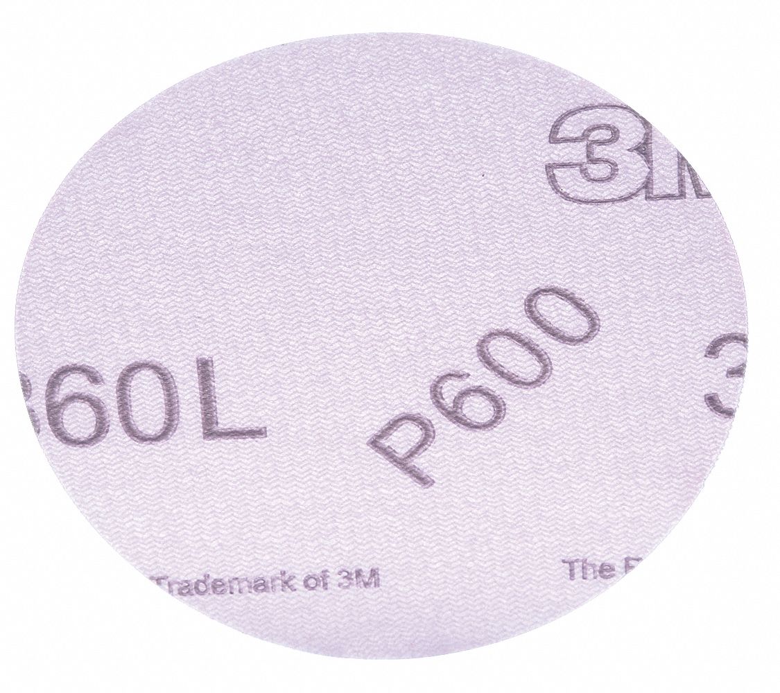 3M, 3 in Dia, Non-Vacuum, Hook-and-Loop Sanding Disc - 48XA36 ...