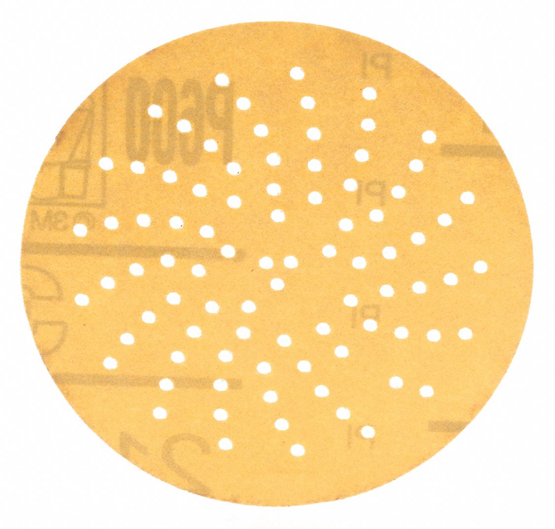 3M, 3 in Dia, Multi-Hole, Hook-and-Loop Sanding Disc - 48XA75 ...