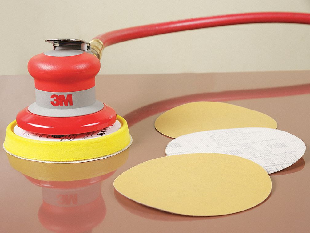 3M, 3 in Dia, Non-Vacuum, Hook-and-Loop Sanding Disc - 48XD87 ...