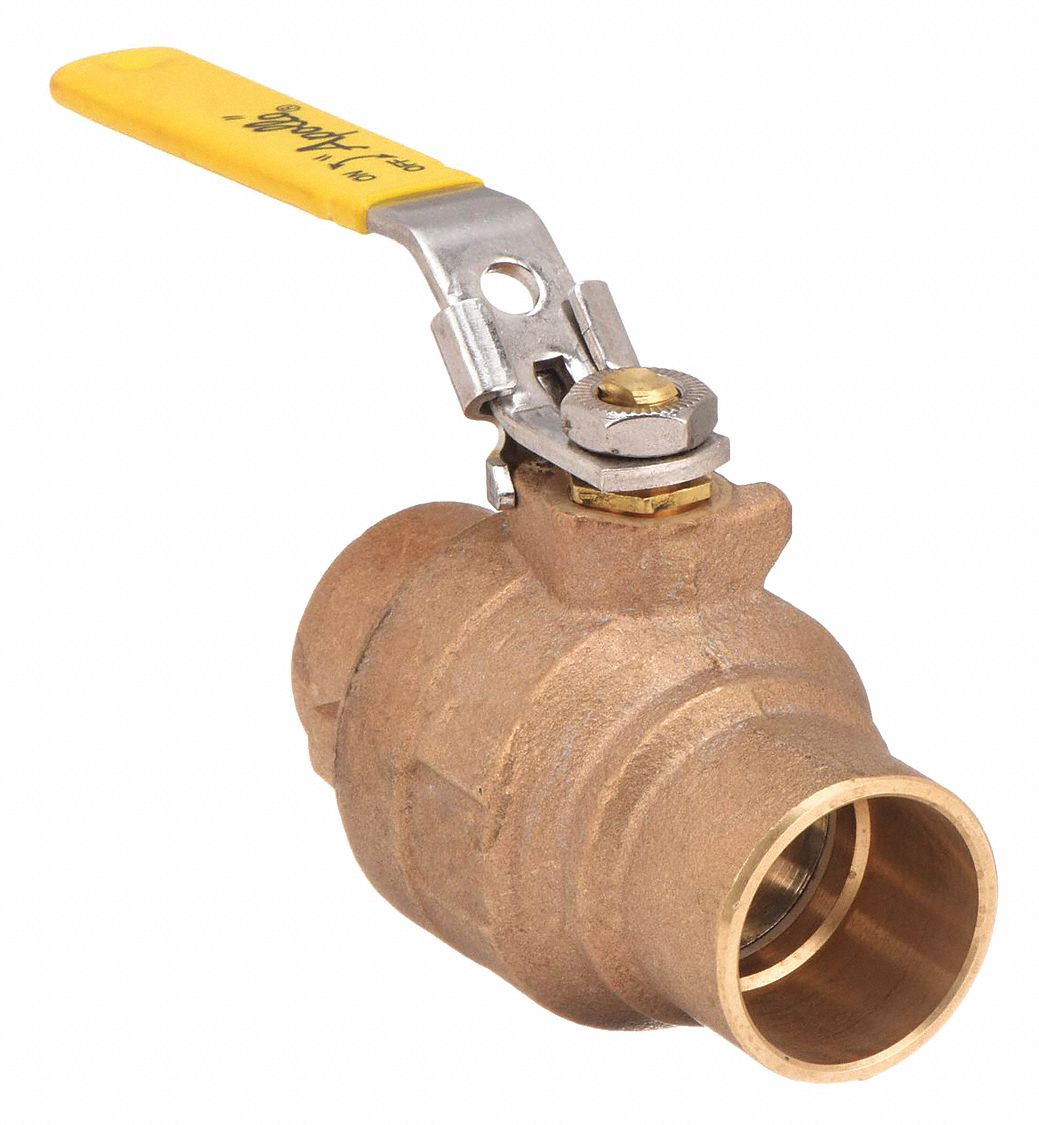 APOLLO, 1 1/4 in, Bronze, Manual Two-Way Ball Valve - 48XH82|77C20627A - Grainger
