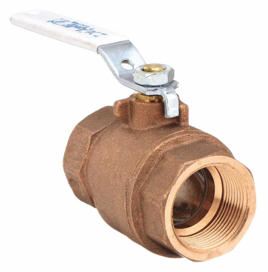 APOLLO, 1 1/2 in Size, Brass/Bronze, Manual Two-Way Ball Valve - 48XH99|77CLF10701A - Grainger