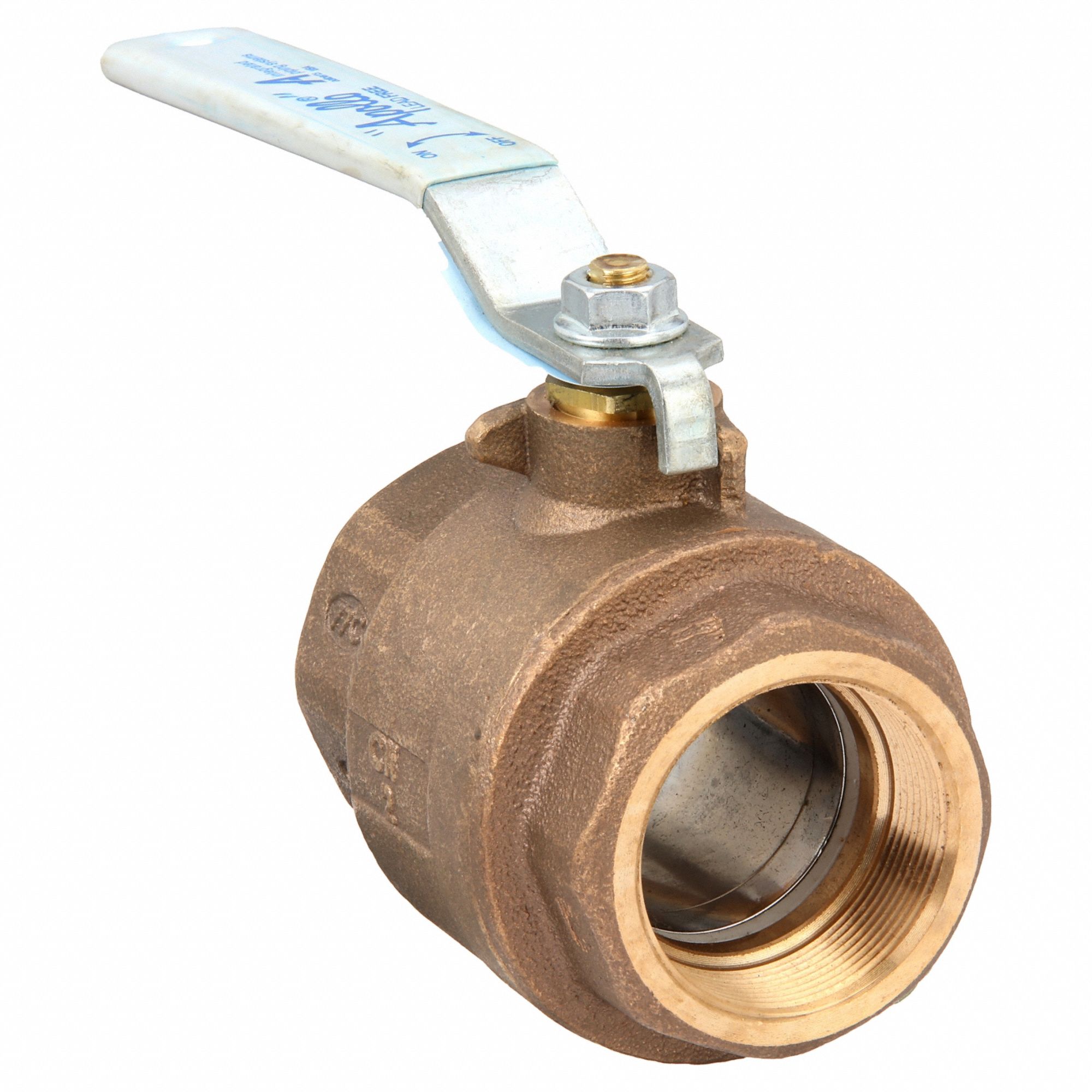 APOLLO, 2 in Size, Brass/Bronze, Manual Two-Way Ball Valve - 48XJ01|77CLF10801A - Grainger