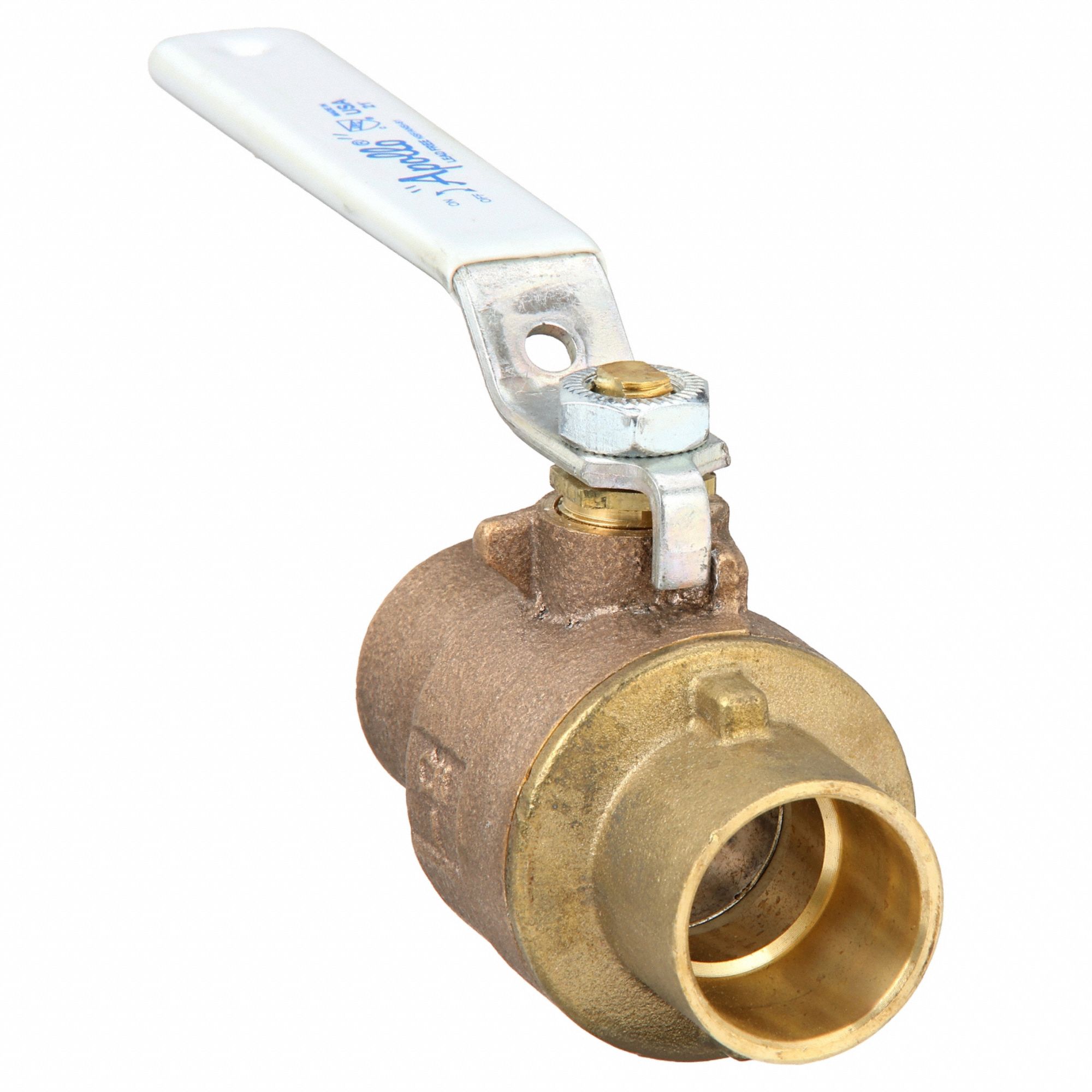 APOLLO, 1 in Size, Brass/Bronze, Manual Two-Way Ball Valve - 48XJ05|77CLF20501A - Grainger