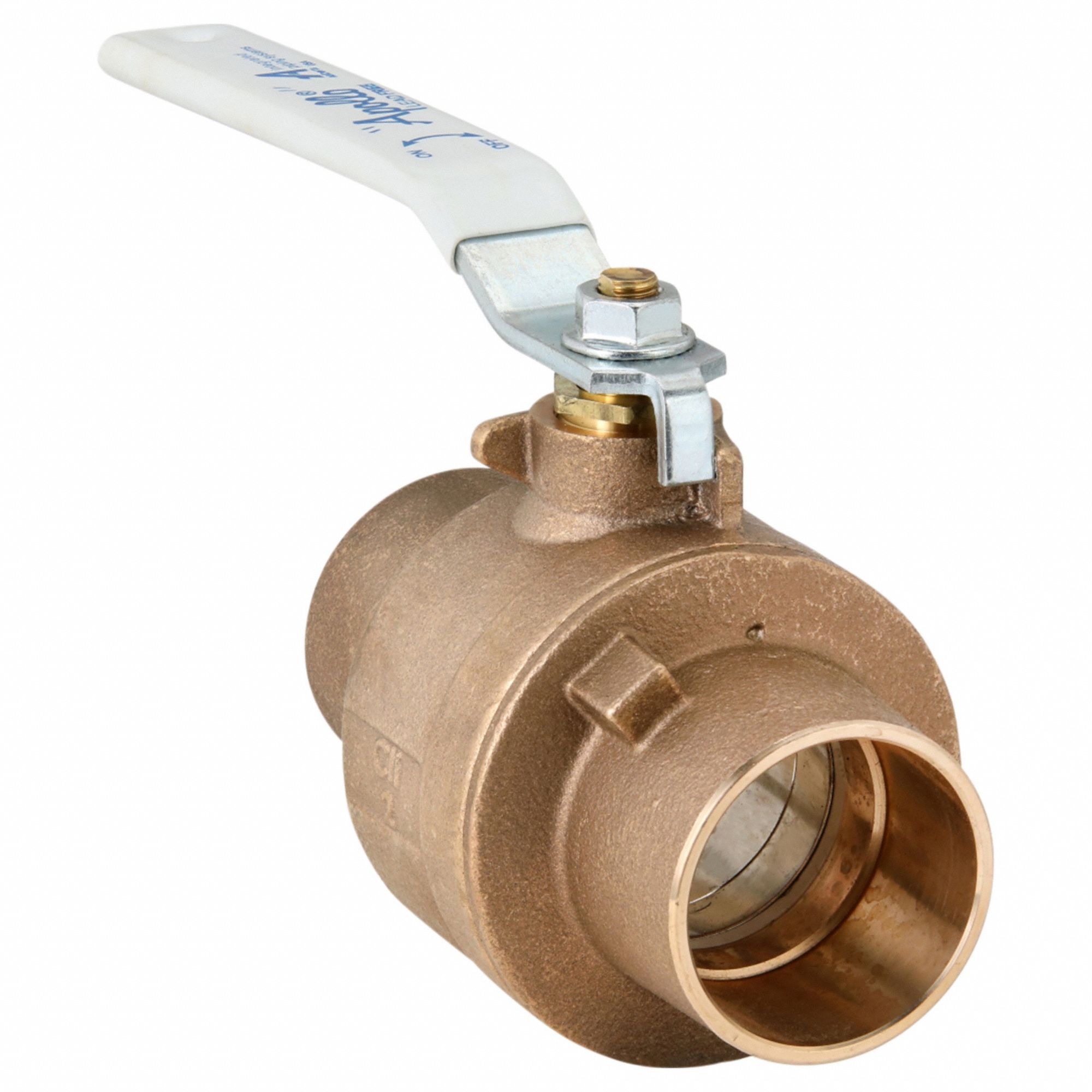 APOLLO, 2 in Size, Brass/Bronze, Manual Two-Way Ball Valve - 48XJ08|77CLF20801A - Grainger
