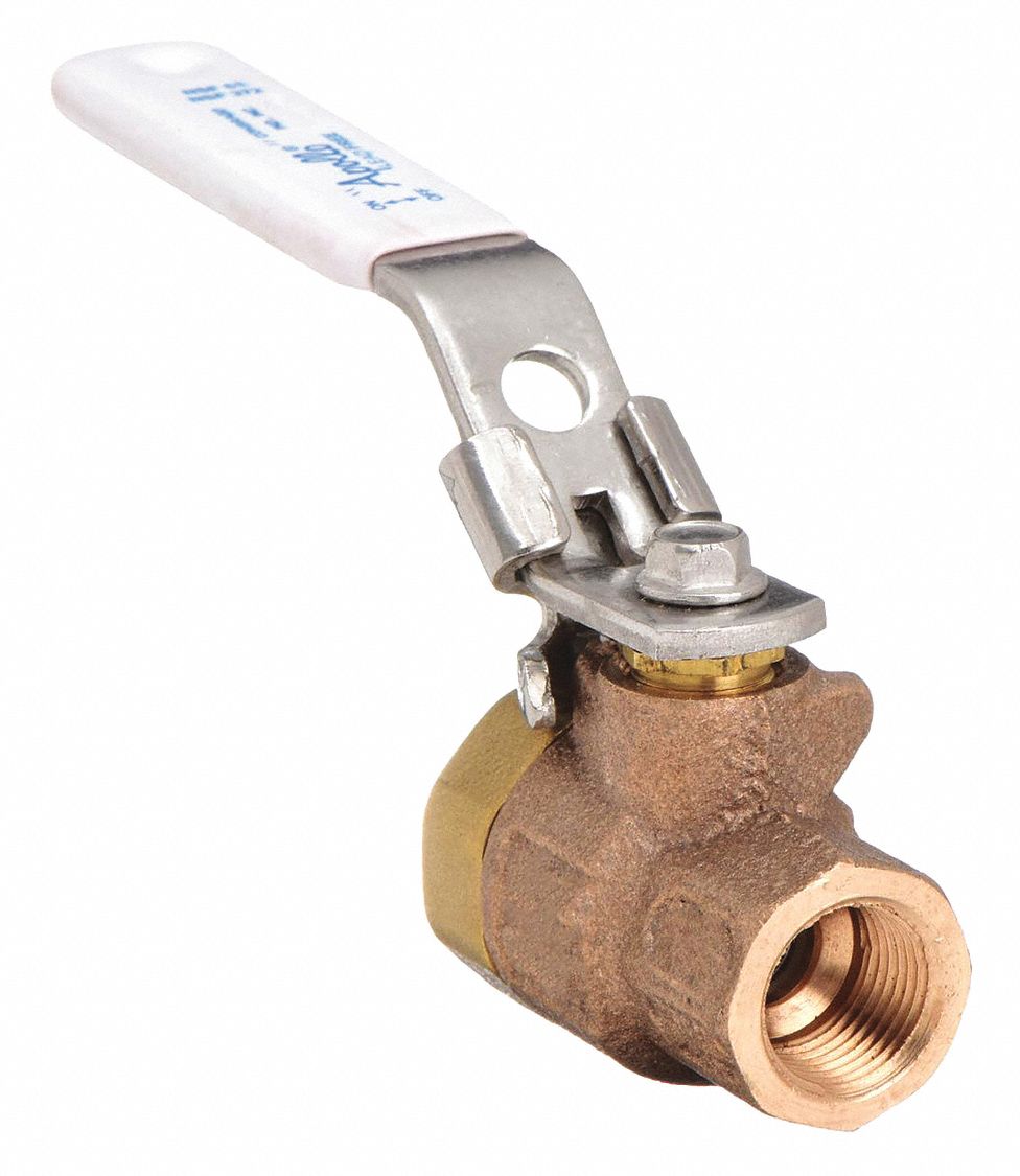 APOLLO, 2 in Size, Brass/Bronze, Manual Two-Way Ball Valve - 48XJ36|77CLF10827A - Grainger