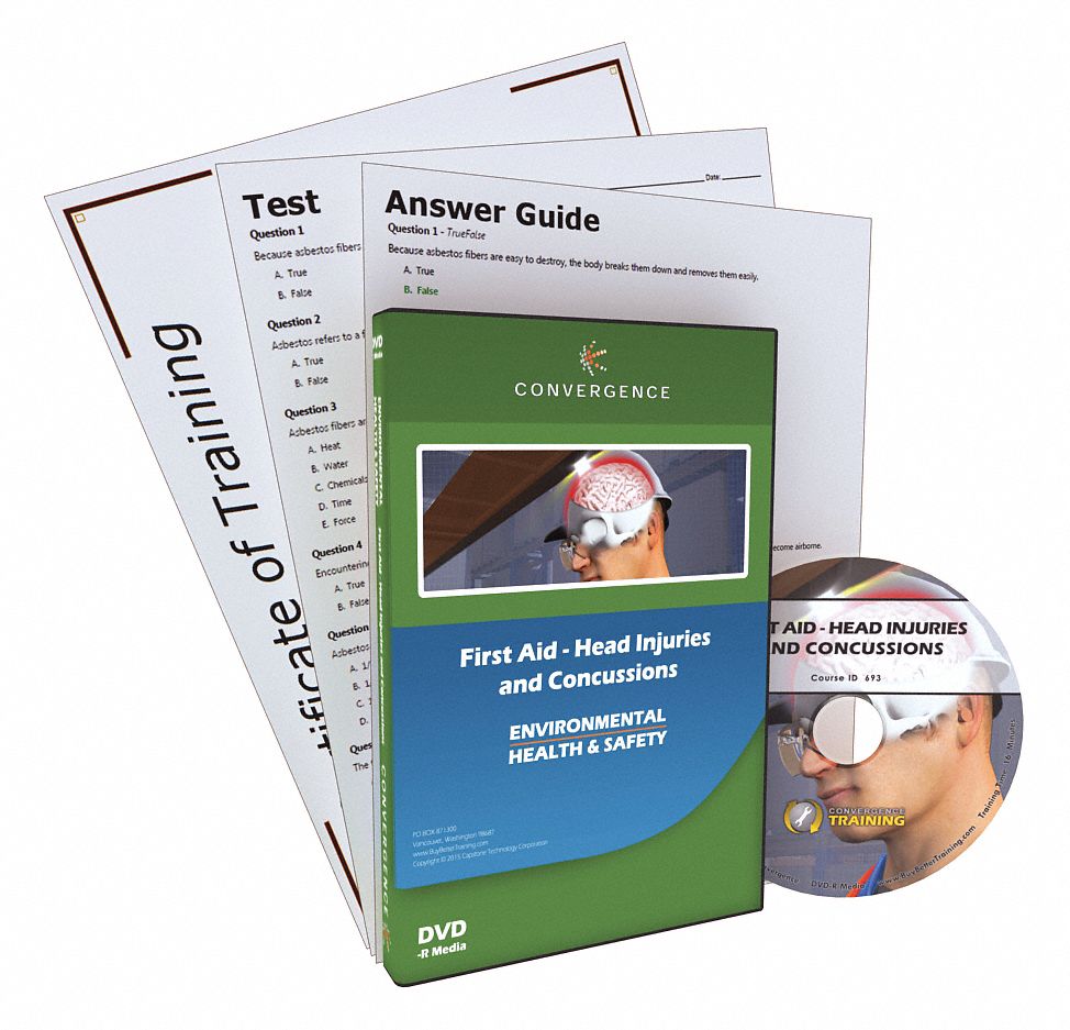 Head Injuries and Concussion, DVD, First Aid Head Injuries and ...