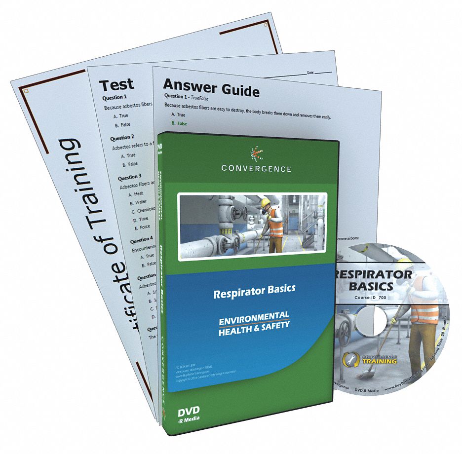 Respirator Basics Safety Training Program, DVD, Repirator Training ...