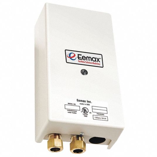 Tankless Water Heater, For Use With Emergency Eyewash, Vertical Mount ...