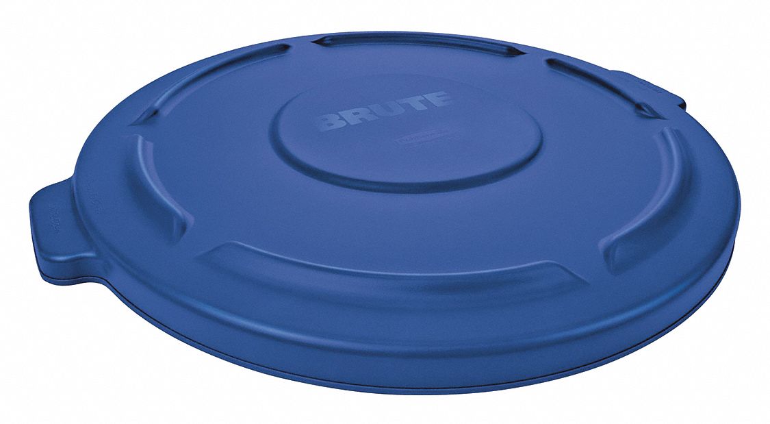 RUBBERMAID COMMERCIAL PRODUCTS, Round, 55 gal Capacity, Trash Can Top ...