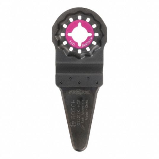 BOSCH, 2 1/4 in Blade Wd, Pointed, Oscillating Scraper Blade - 48XW86 ...