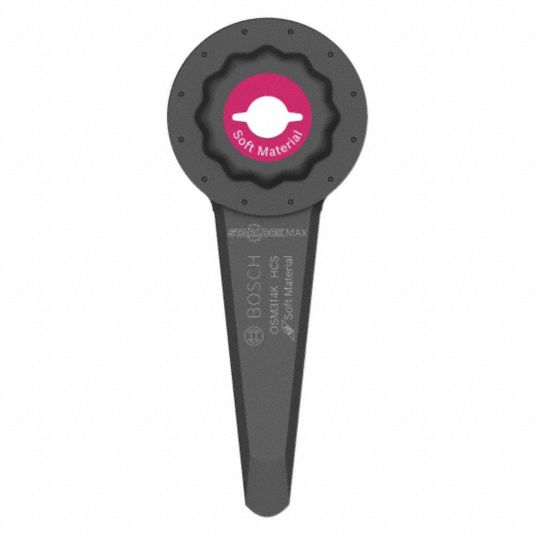 BOSCH, 3 1/4 in Blade Wd, 4 in Blade Lg, Oscillating Scraper Blade ...