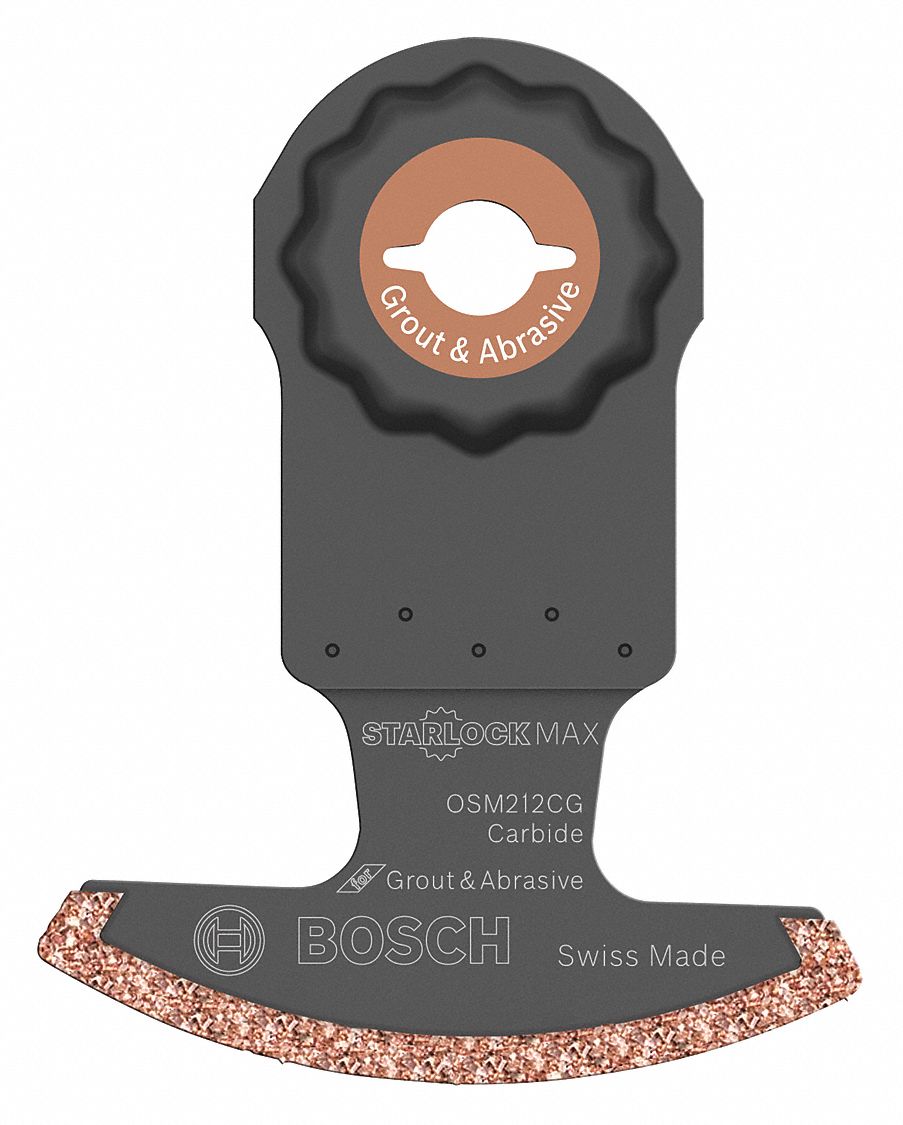 BOSCH, 2 1/2 in Blade Wd, 3 1/2 in Blade Lg, Oscillating Scraper Blade ...