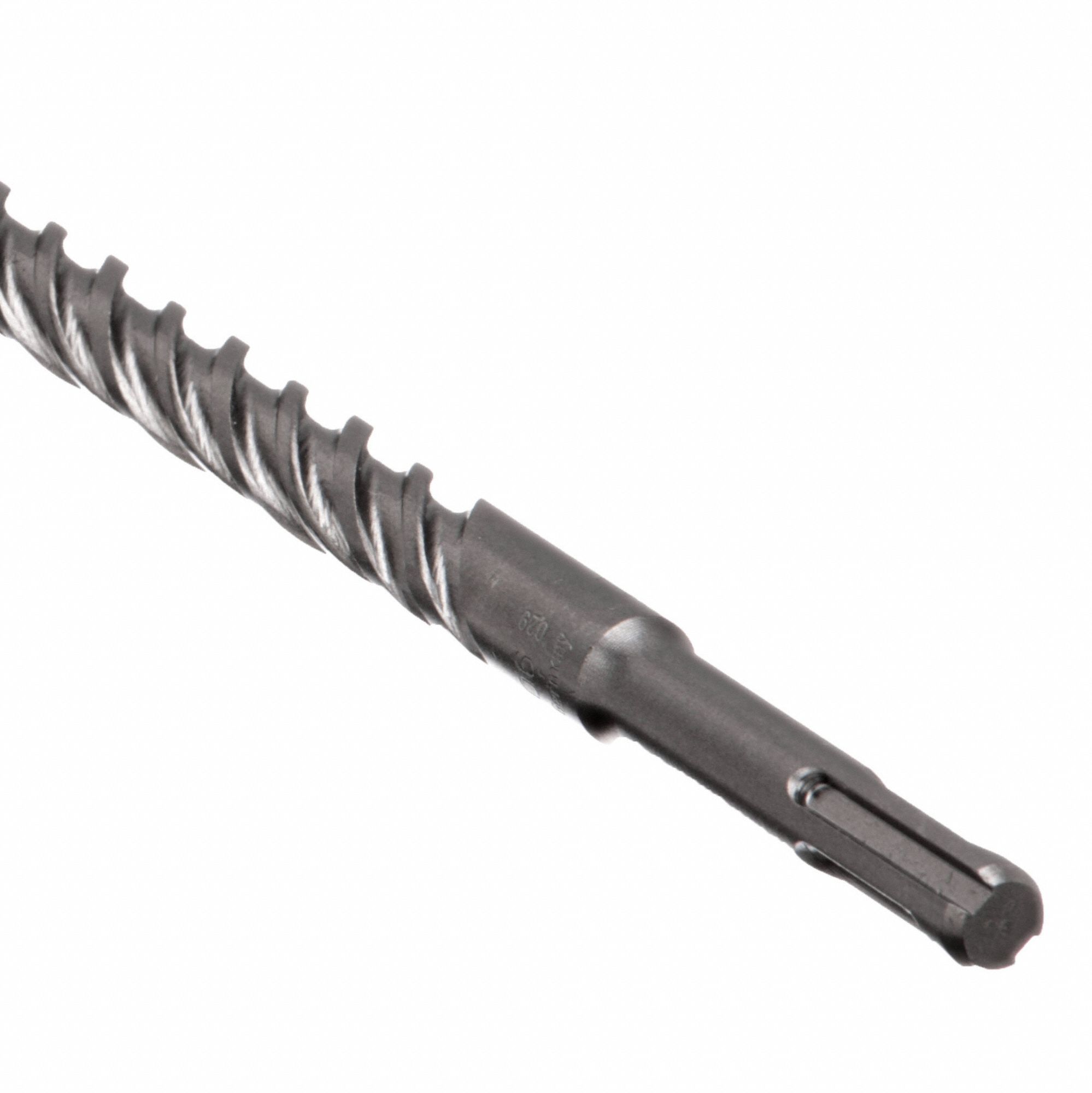BOSCH Rotary Hammer Drill: 3/8 in Drill Bit Size, 22 in Max Drilling Dp ...
