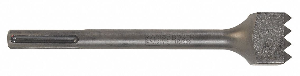 BOSCH, 1 3/4 in Head Wd, 9 1/4 in Overall Lg, Chisel Bit - 1UL89|HS1909 ...