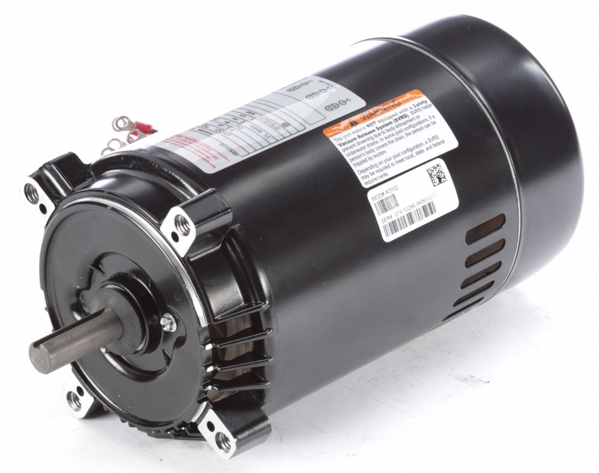 CENTURY Pool Filter Motor: Face Mounting, 1 HP, 1.4 Motor Service ...
