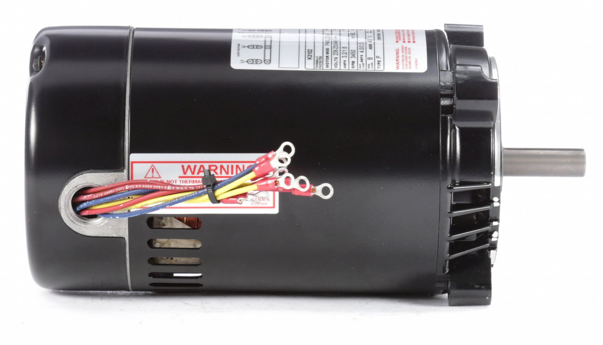 CENTURY Pool Filter Motor: Face Mounting, 1 HP, 1.4 Motor Service ...