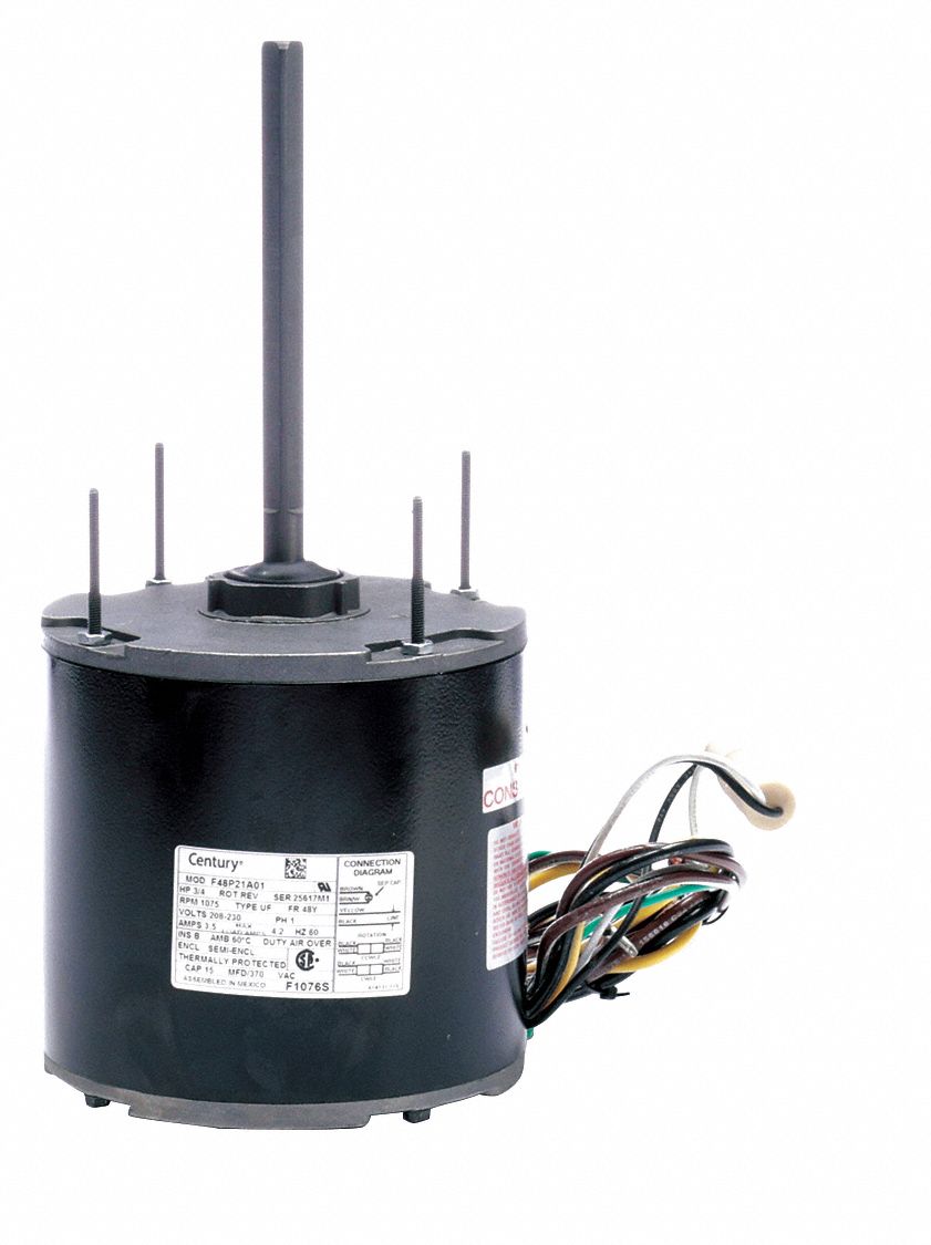 CENTURY, 5-5/8in. Dia. Outdoor Fan Motor - 48Y573|F1076S - Grainger