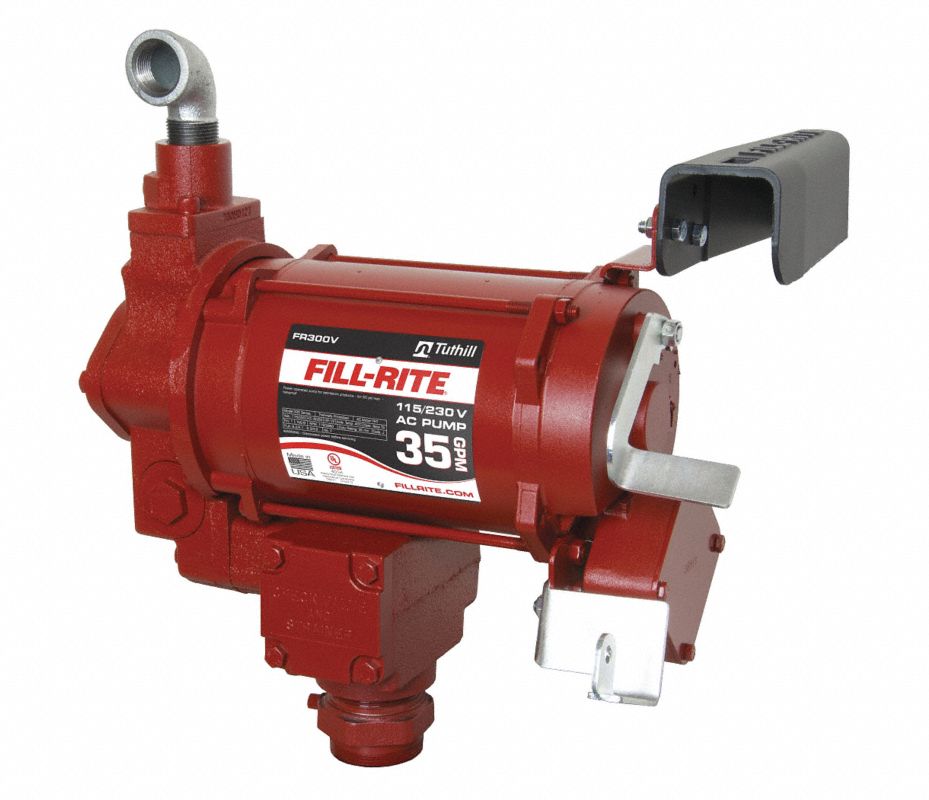 FILL-RITE Bomba Transferencia Combustible,20 gpm - 48YA32 | FR300VN ...